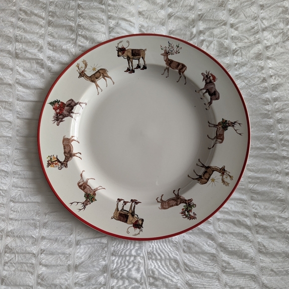 Pottery Barn | Dining | Pottery Barn Christmas Winter Silly Stag ...